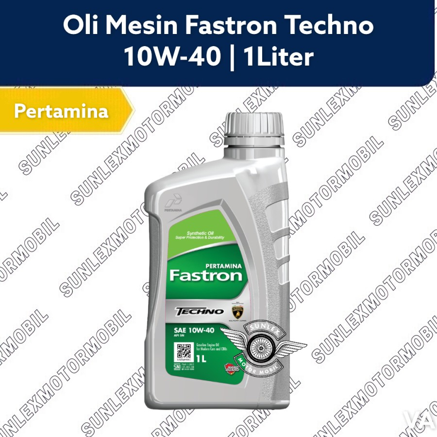 Jual OLI PERTAMINA FASTRON TECHNO HIJAU SAE 10W-40 10W40 API SN 1L ...