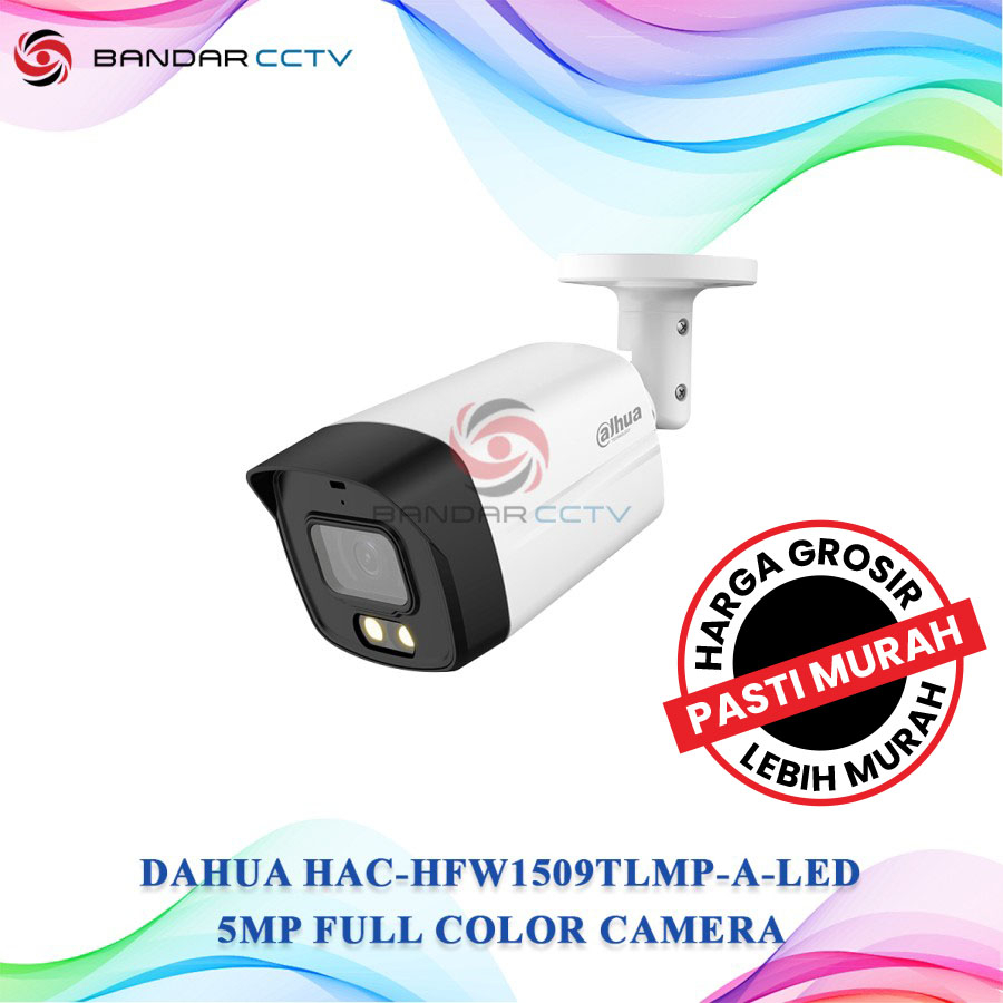 Jual Dahua HAC HFW1509TLMP A LED 5MP Full Color Camera | Shopee Indonesia