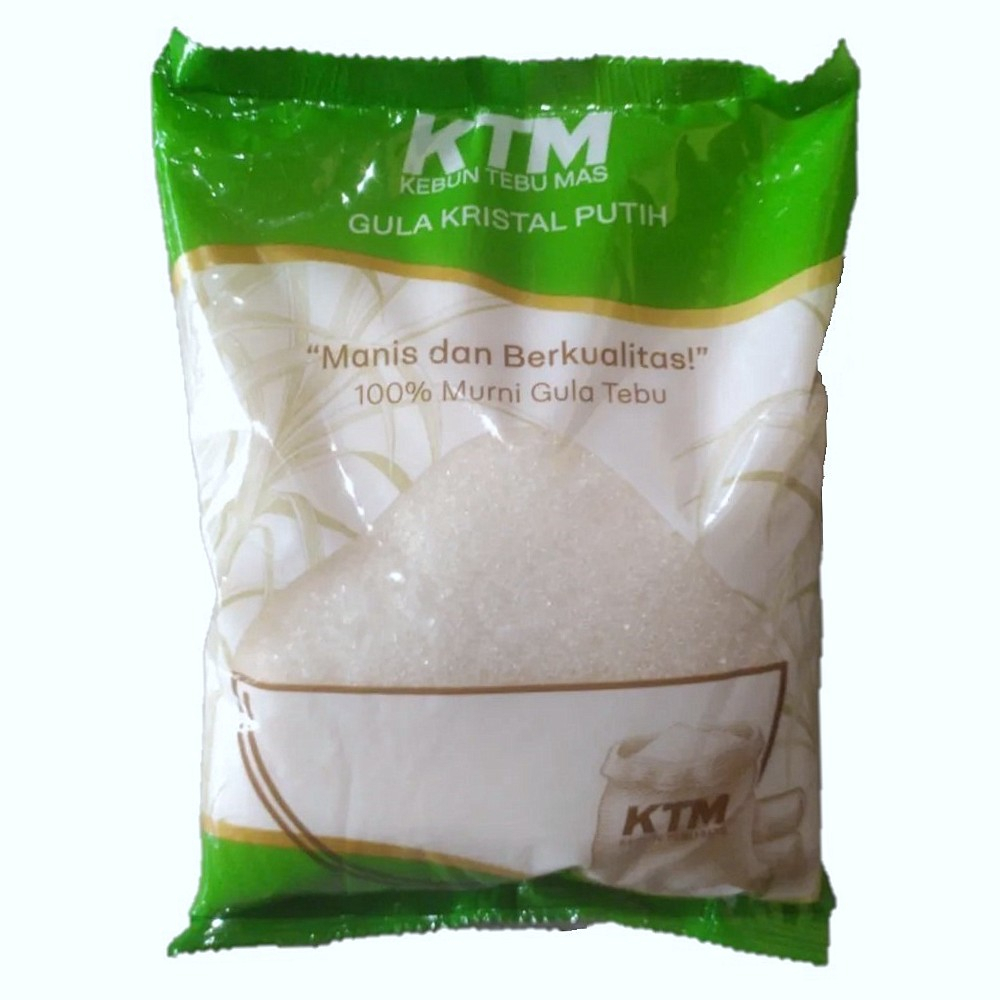 Jual Gula Pasir KTM 1 Kg – Gula Kristal Putih Kebun Tebu Mas 1Kg ...