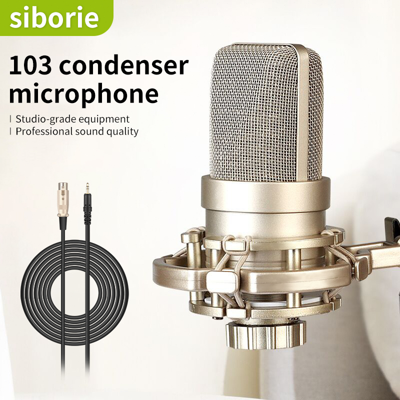 Jual Siborie 【COD】 103 mic Capacitive microphones with anti-vibration ...