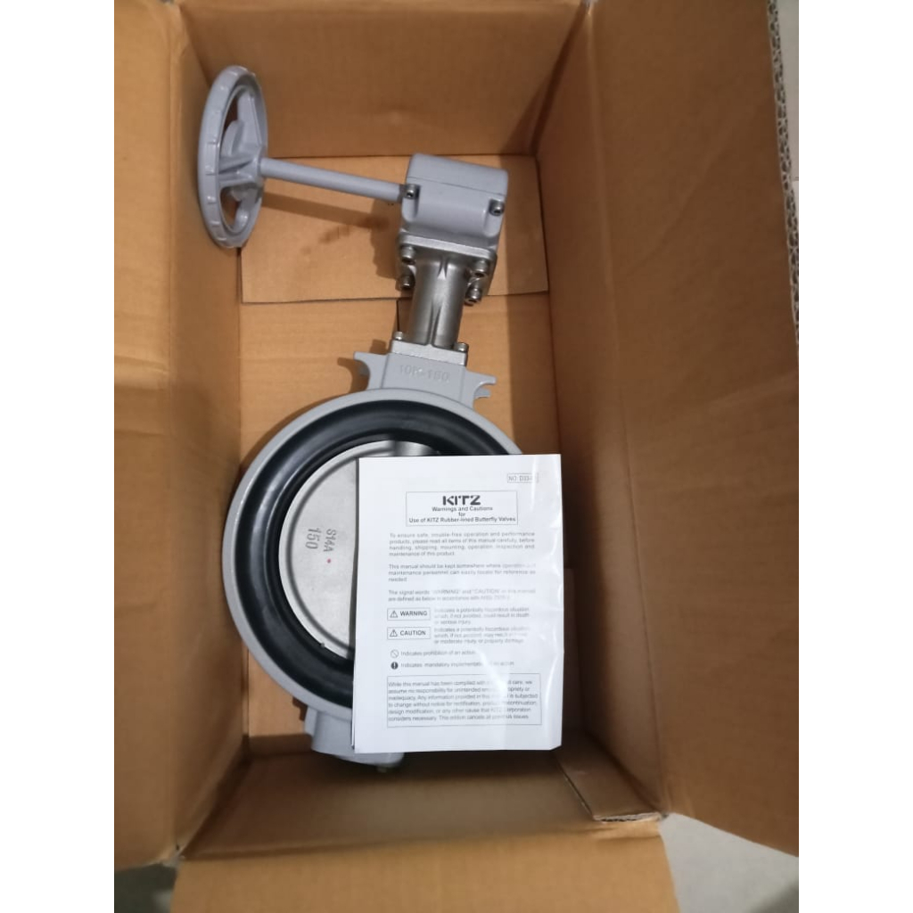 Jual Buttefly Valve Kitz 6 Inch / Butterfly Valve Gear 6" Kitz | Shopee ...