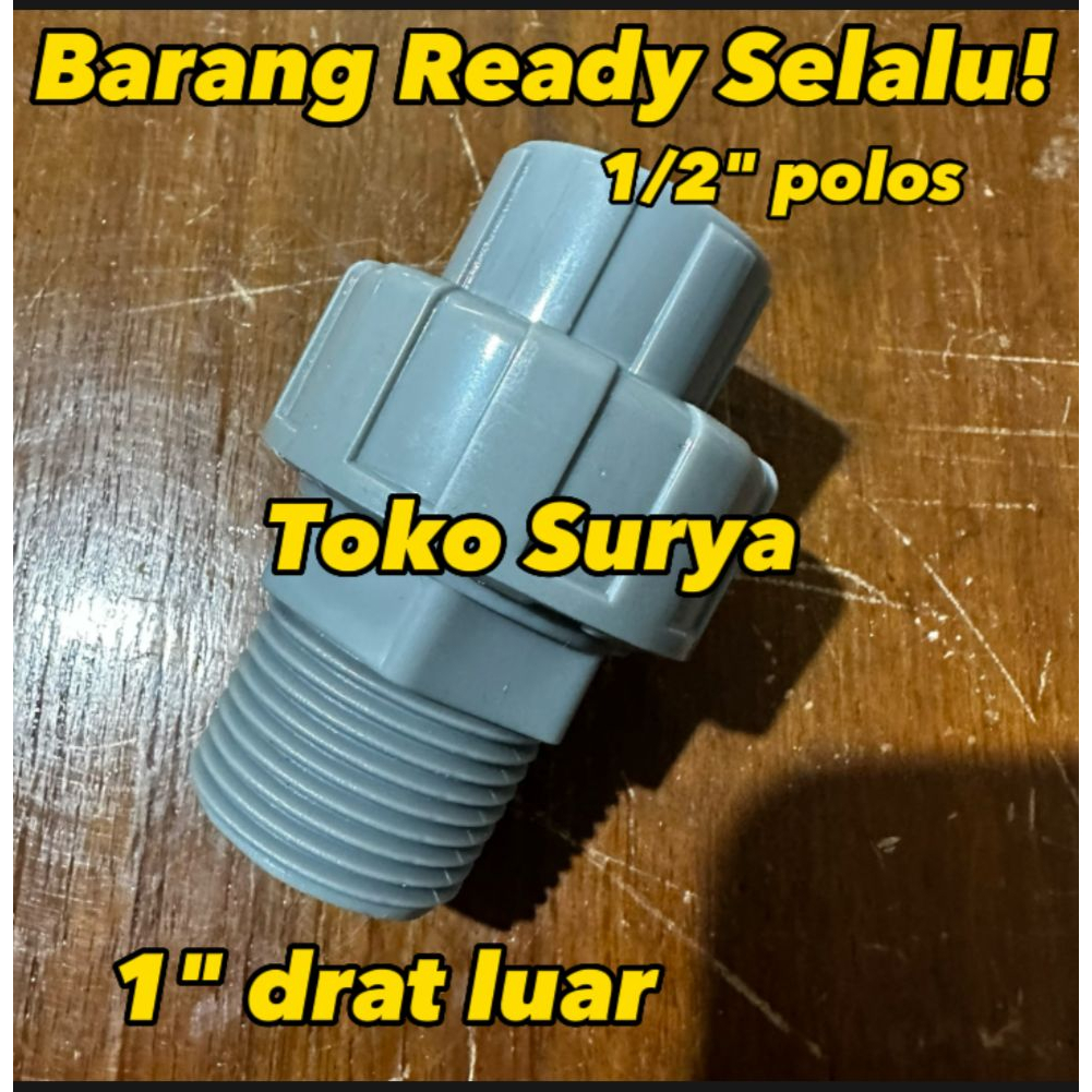 Jual Soligen water mur pompa 1" x 1/2" WATERMUR 1" x 1/2" Watermor 1/2 ...