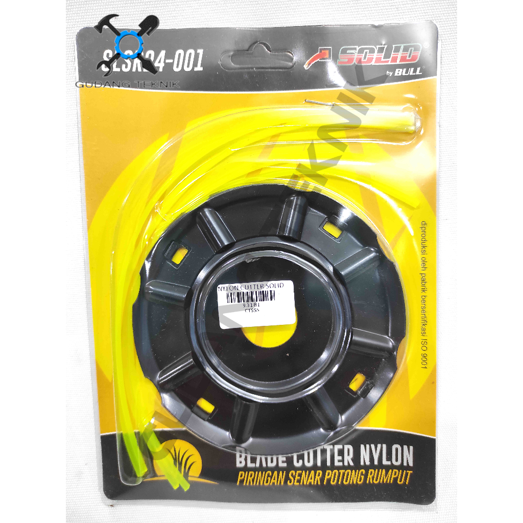 Jual Senar Mata Potong Rumput SOLID SLSR24-001 / Trimmer Head Nylon ...