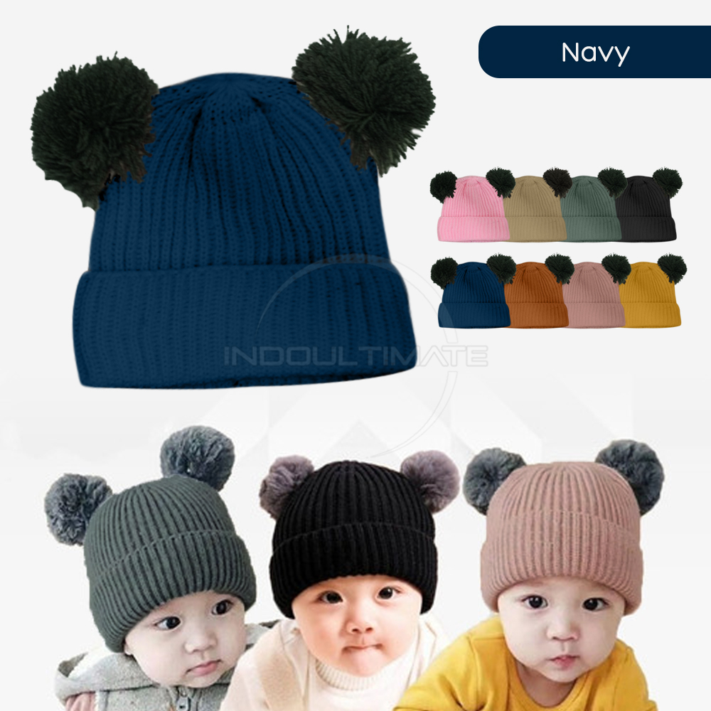 Jual Topi Bayi Rajut Kupluk Anak BH-91 Topi Rajut Bayi Newborn Kupluk ...