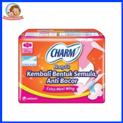 Jual Charm Body Fit Extra Maxi Wing 23 cm isi 8 pads Pembalut | Shopee ...
