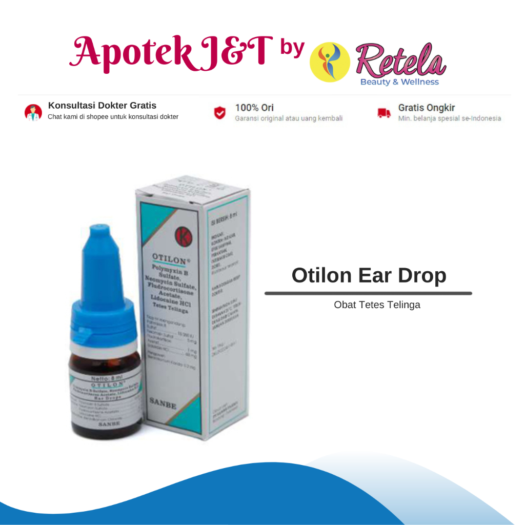 Jual OTILON EAR DROPS 8ML | Shopee Indonesia