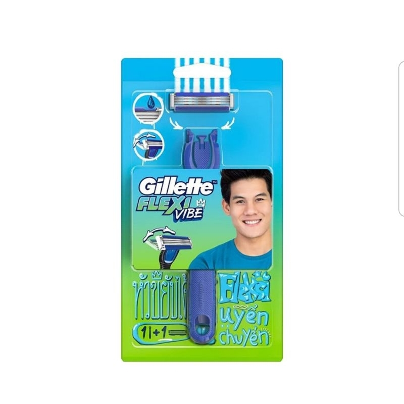 Jual Gillette Flexi Vibe Pisau Cukur ( pegangan & pisau cukur) | Shopee ...