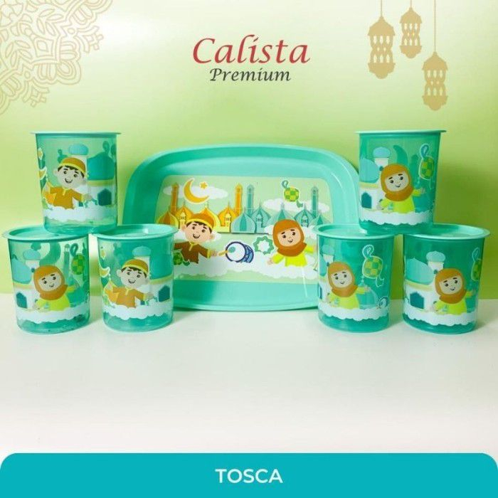 Jual Toples Set Nampan Isi 6pcs Edisi RAYA Tonam Tobaki 7in1 1200 ml ...