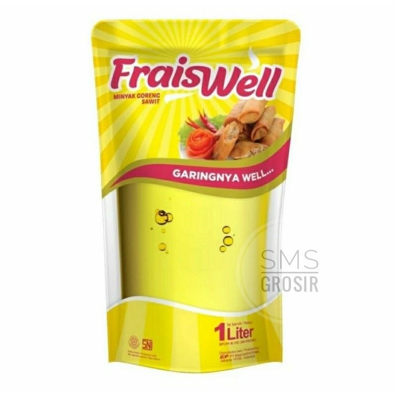 Jual TERMURAH MINYAK GORENG FRAISWELL 1 L / FRAISWELL 1 LITER | Shopee Indonesia