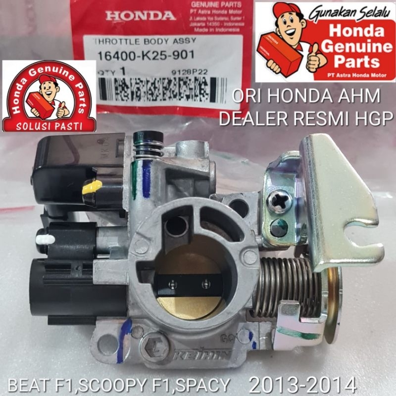 Jual 16400-K25-901 Throttle body beat f1, scoopy f1,vario 110, 2013 ...