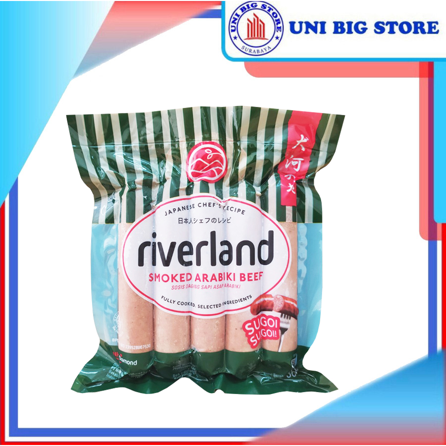 Jual Riverland Smoked Arabiki Beef Sausage 360 gr Sosis Sapi Jepang ...