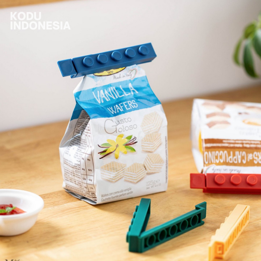 Jual KODU Snack KLIP Cemilan isi 4 pcs Food clip Mainan Balok Penutup ...