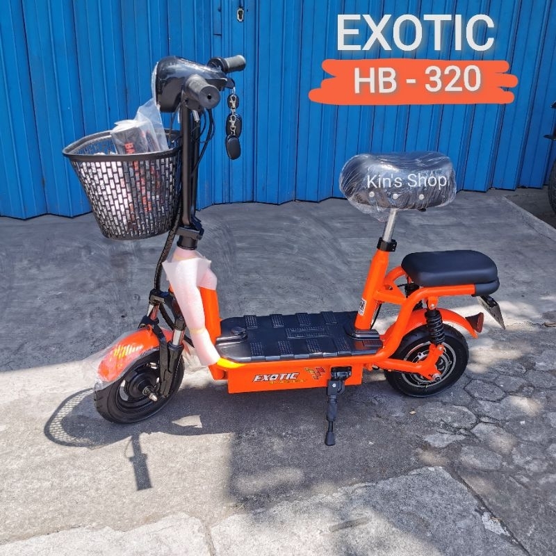 Jual PROMO Sepeda Listrik Anak Dewasa E-Scooter NEW EXOTIC HB - 320 ...