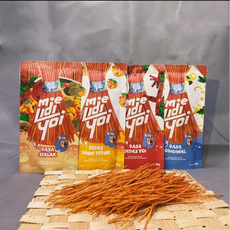 Jual Cemilan Viral Mie lidi Yoi (50gr) | Shopee Indonesia