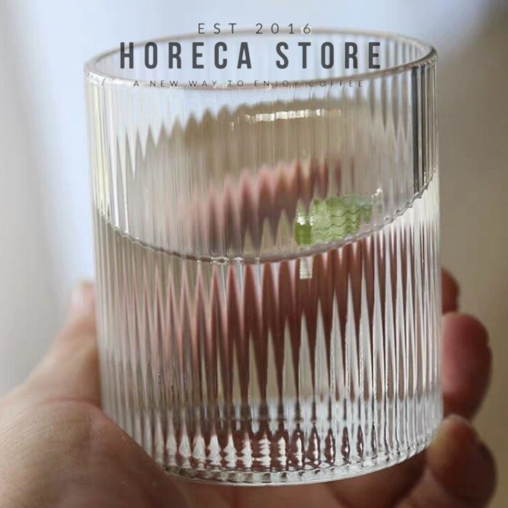 Jual Gelas Es Kopi Susu Latte Model Strip Aesthetic Estetik 300ml ...