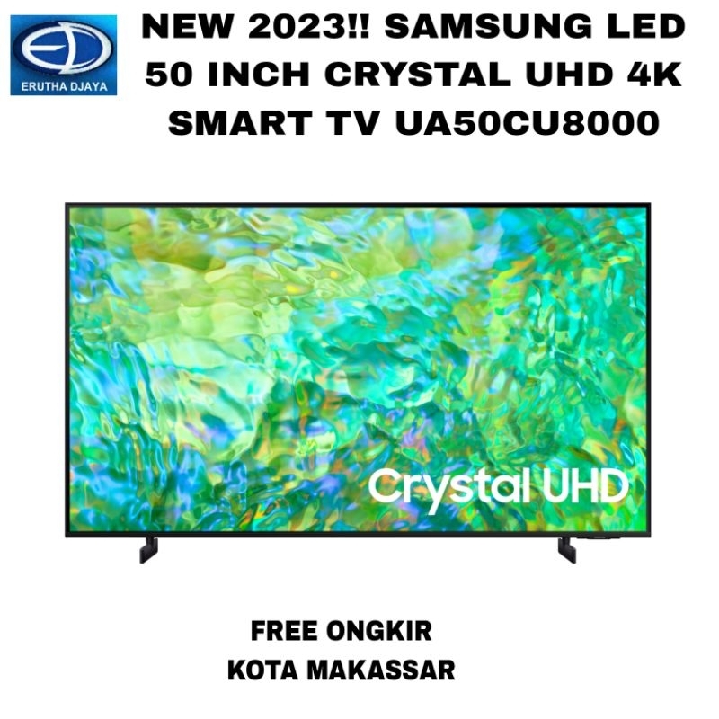 Jual baru 2023! samsung led 50 inch crystal uhd 4k smart tv 50cu8000 | Shopee Indonesia