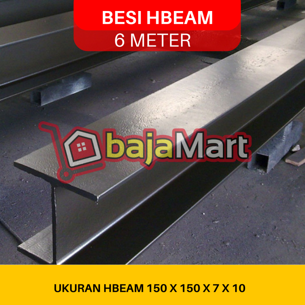 Jual Besi H Beam 150 150x7x10 6 Meter | Shopee Indonesia
