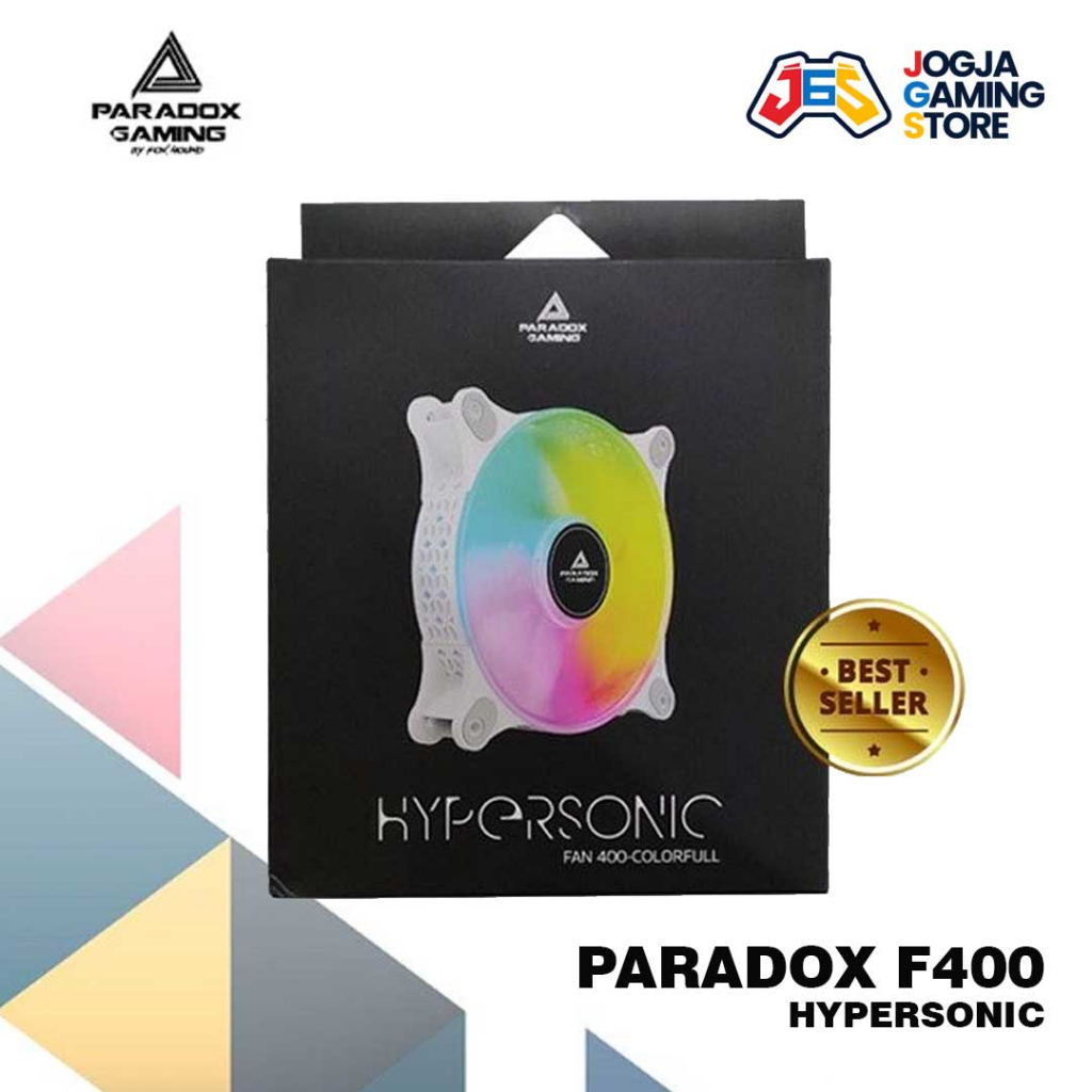 Jual PARADOX HYPERSONIC F-400 COLORFULL RAINBOW RGB 12cm FAN CASE ...