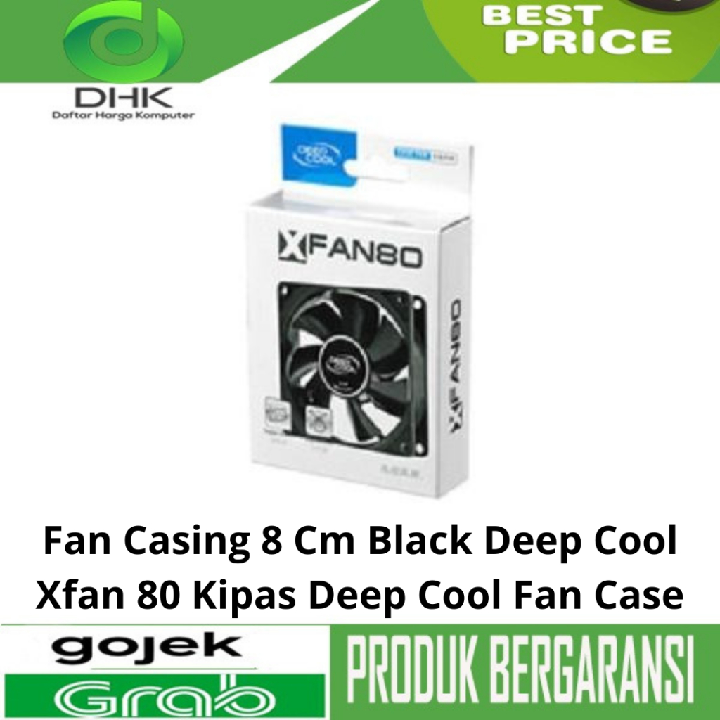 Jual Fan Casing 8 Cm Black Deep Cool Xfan 80 Kipas Deep Cool Fan Case ...