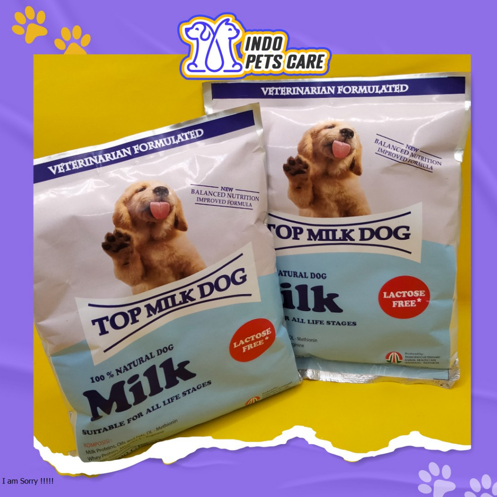 Jual SUSU ANJING - TOP MILK DOG 200 GR - SUSU DENGAN DHA & EPA AMAN ...