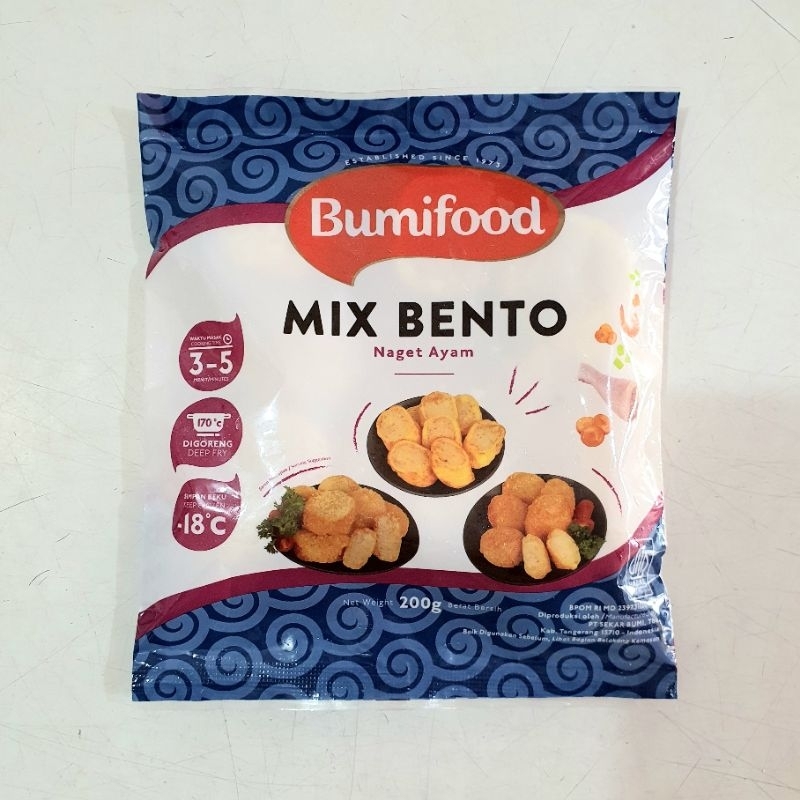 Jual Bumifood Mix Bento Nugget Ayam 200g | Shopee Indonesia