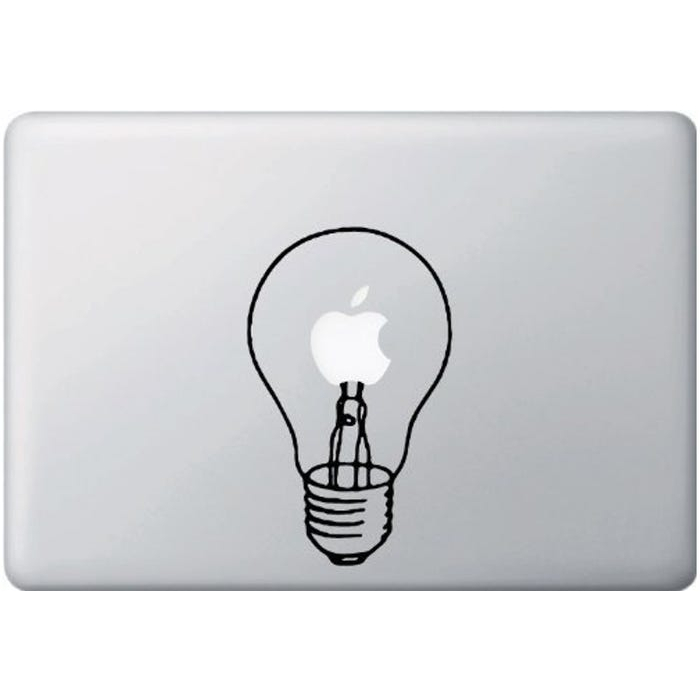 Jual Stiker Apple Lightbulb - Laptop Decal Macbook Sticker | Shopee ...