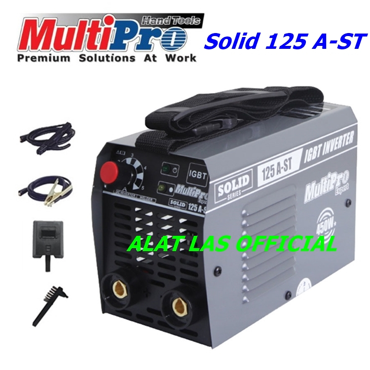 Jual Mesin Las 450 Watt Multipro Solid 125 AST Trafo Las LIstrik Inverter MMA 125 A-ST EG 125 A ...