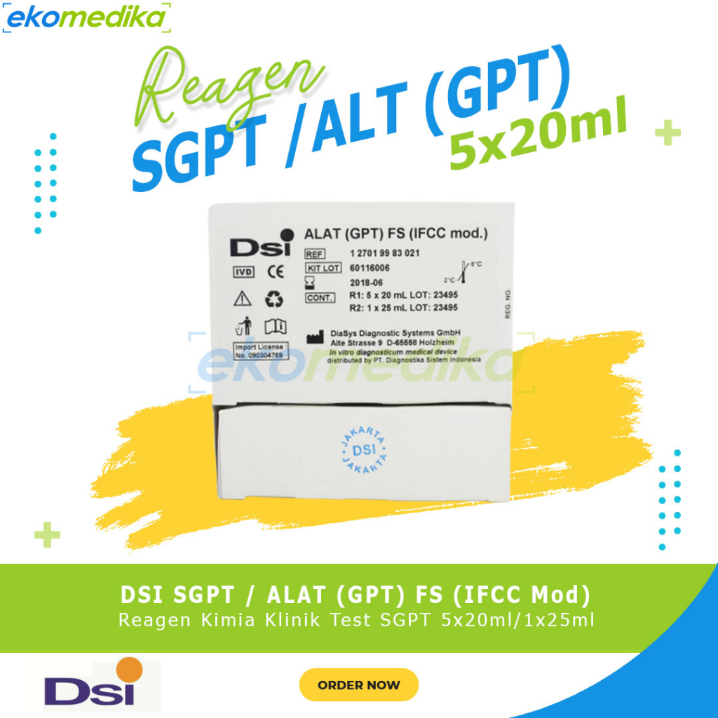 Jual Reagen SGPT Diasys 5x20ml/1x25ml | ALAT GPT / ALT GPT DSI | Shopee Indonesia