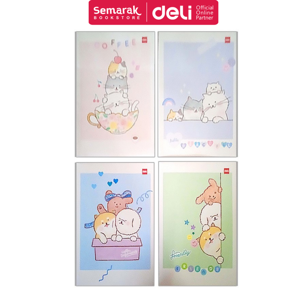 Jual Deli NB542 Buku Tulis Sekolah Besar B5 42 Lembar - Miyou [1 Pack ...