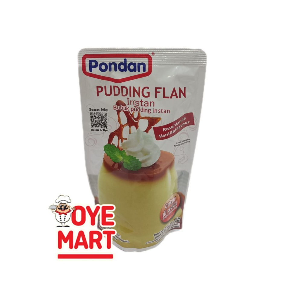 Jual PONDAN PUDDING FLAN RASA VANILLA 100GR | Shopee Indonesia