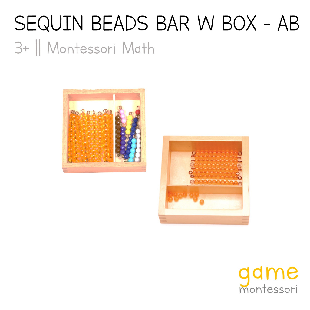 Jual Game Montessori Beads Bar for Sequin Board | Shopee Indonesia
