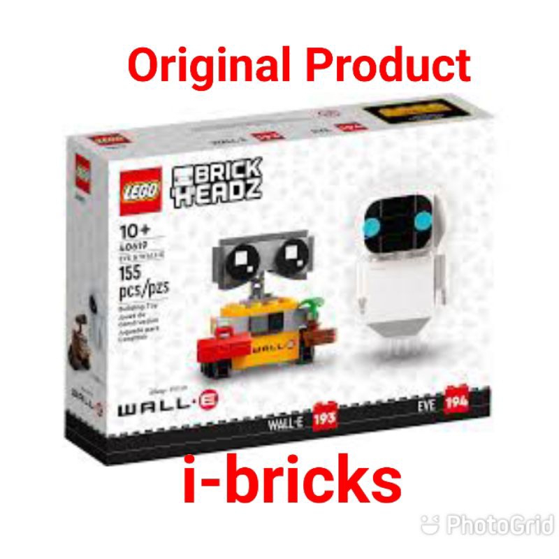 Jual Lego Brickheadz 40619 EVE & WALL-E | Shopee Indonesia