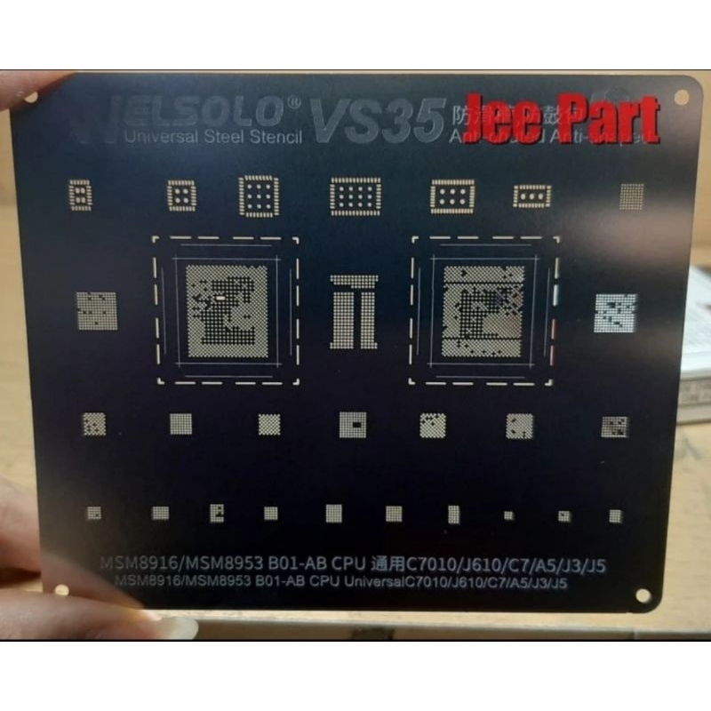 Jual PLAT BGA - CETAKAN IC WELSOLO VS35 - IC CPU MSM8916 - SDM450 ...