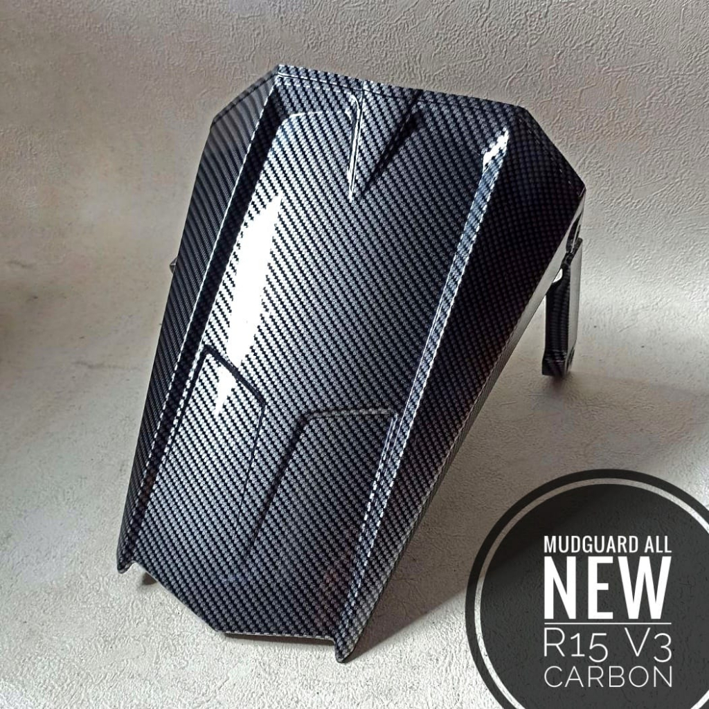 Jual Mudguard spakbor belakang All new R15 V3 carbon hitam NEMO ...