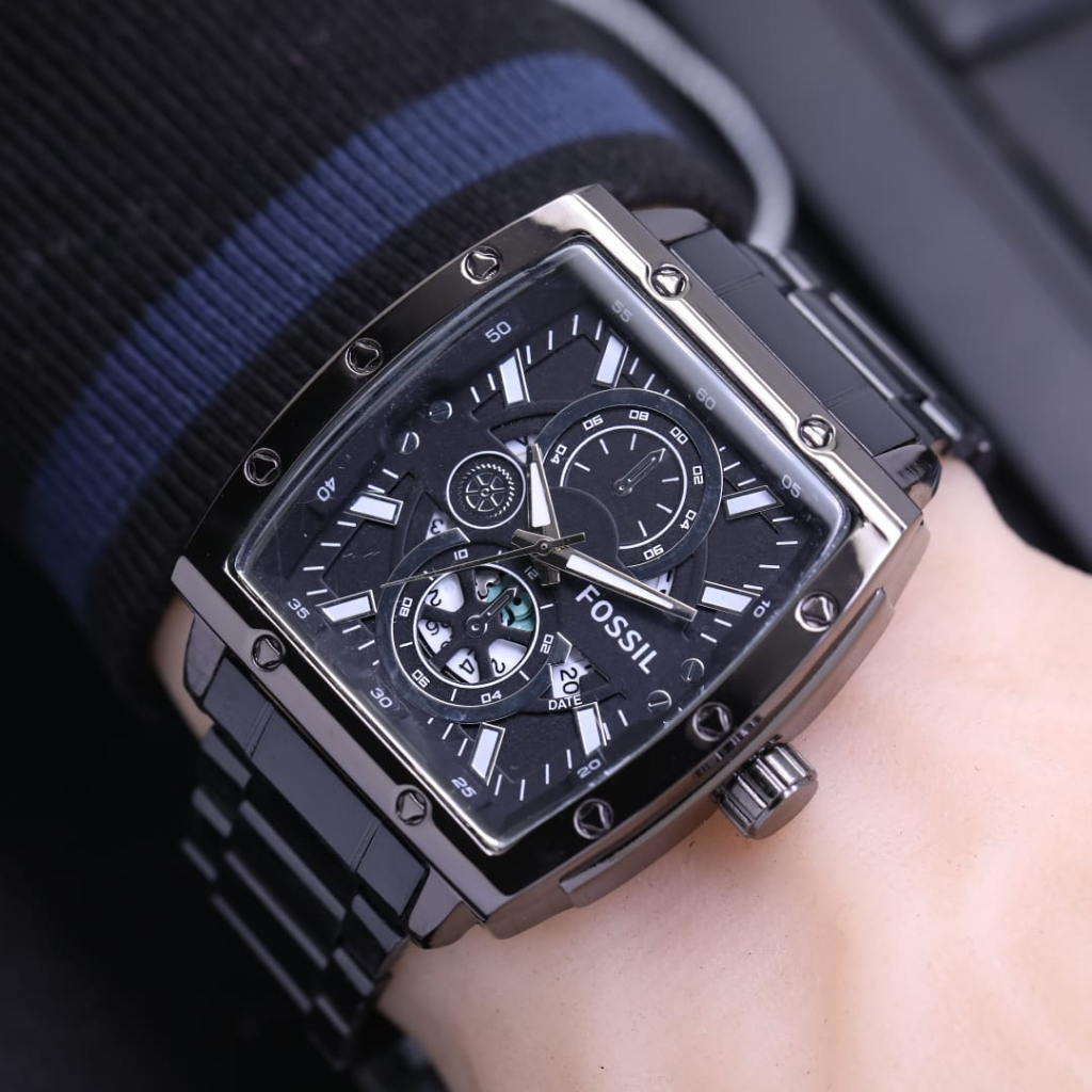 Jual Jam Tangan Pria F1-2021 Rantai Body Segi Panjang Chrono Variasi Tanggal Aktif | Shopee ...