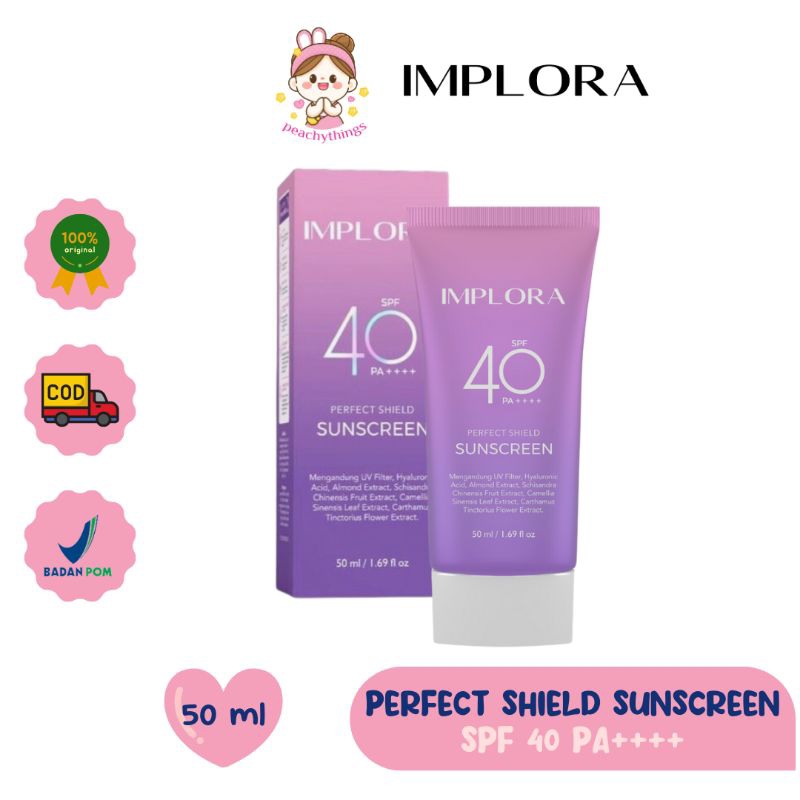 Jual IMPLORA PERFECT SHIELD SUNSCREEN SPF 40PA++++ | Shopee Indonesia