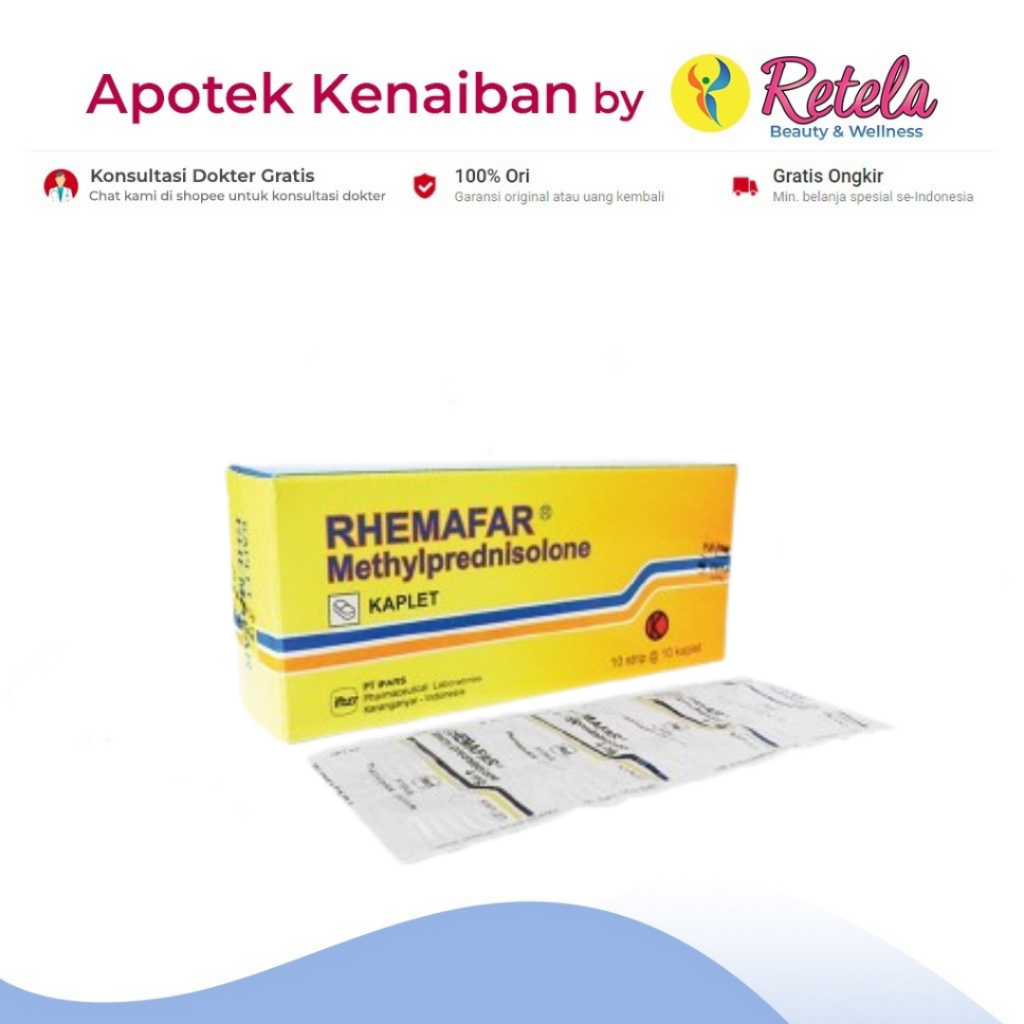 Jual RHEMAFAR 4MG 1 STRIP 10 KAPLET | Shopee Indonesia