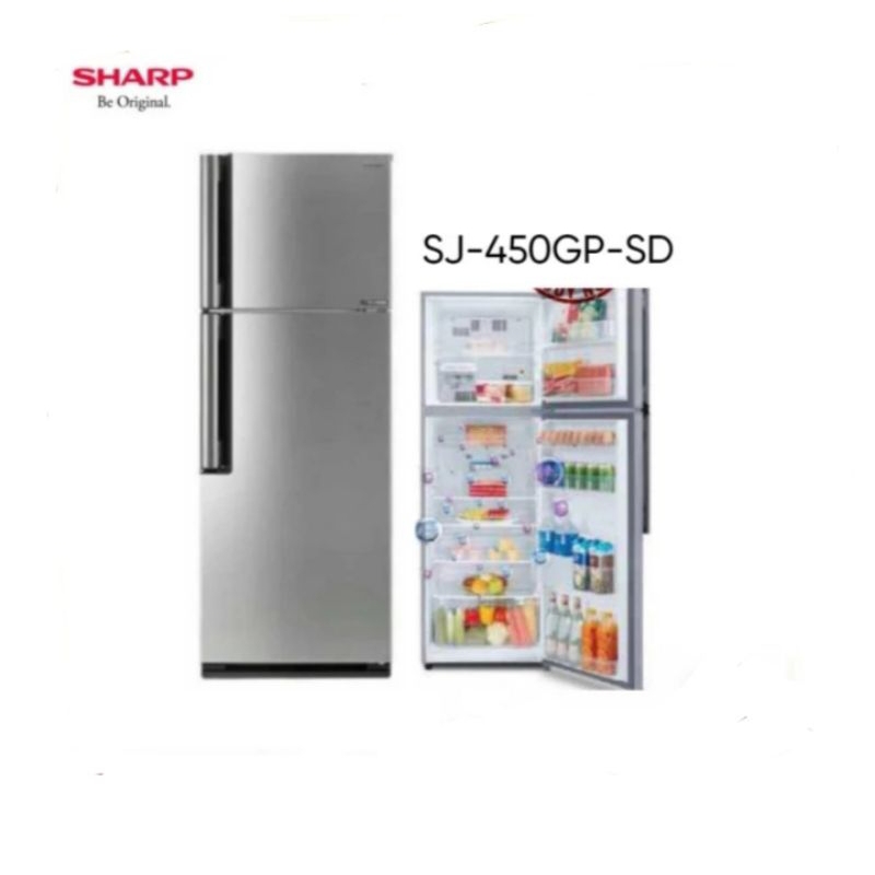 Jual KULKAS 2 PINTU SHARP SJ-450GP PLASMA CLUSTER [GARANSI RESMI ...