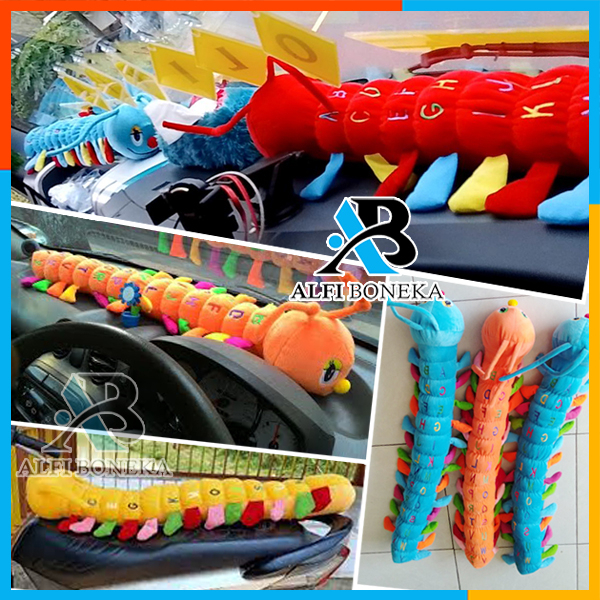 Jual Boneka Ulil ( Ulat Bulu ) Hiasan Untuk Dashboard Mobil MURAH ...