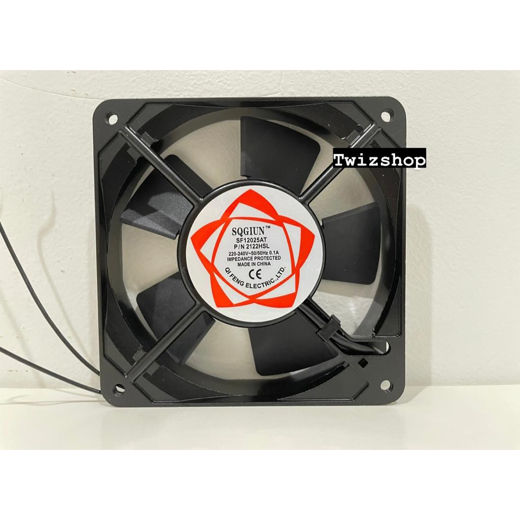 Jual Kipas AC 220V 12cm Murah / Fan AC 220 Volt 12x12 cm tebal 2.6 cm Murah | Shopee Indonesia