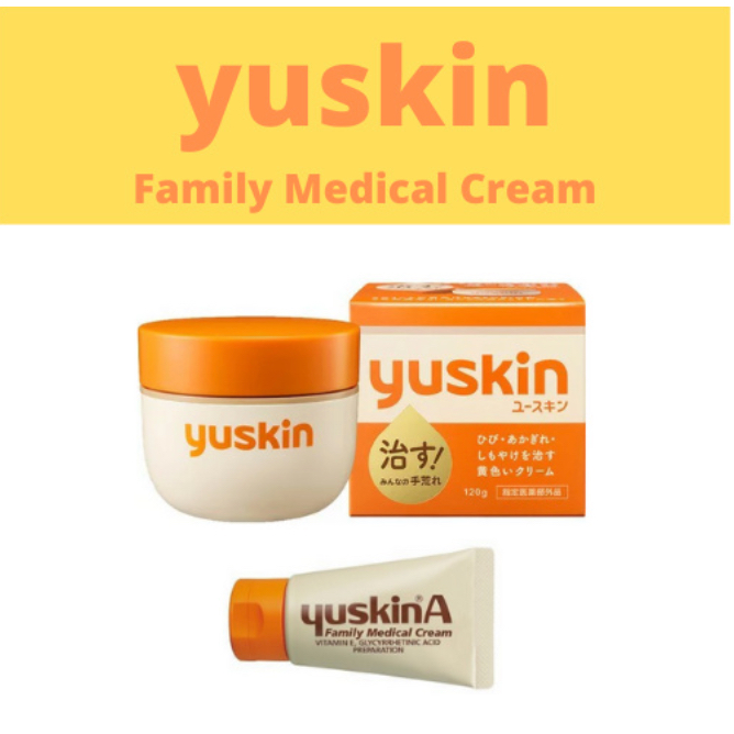 Jual YUSKIN Family Medicated Cream for Dry/Itchy Skin Made in Japan | Shopee Indonesia