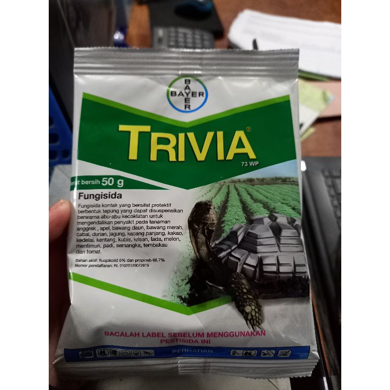 Jual TRIVIA 50GRAM FUNGISIDA FLUOPIKOLID 6%+PROPINEP 66,7% dari BAYER ...