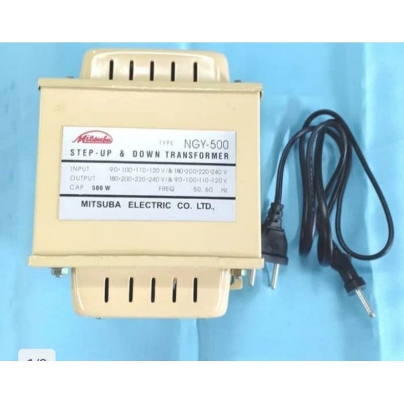 Jual TRAVO STEP UP AND DOWN 500WATT 240/220/200/180 -120/110/100/90V ...