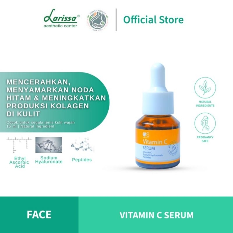 Jual Larissa Serum Vitamin C (untuk Anti aging mencerahkan dan ...