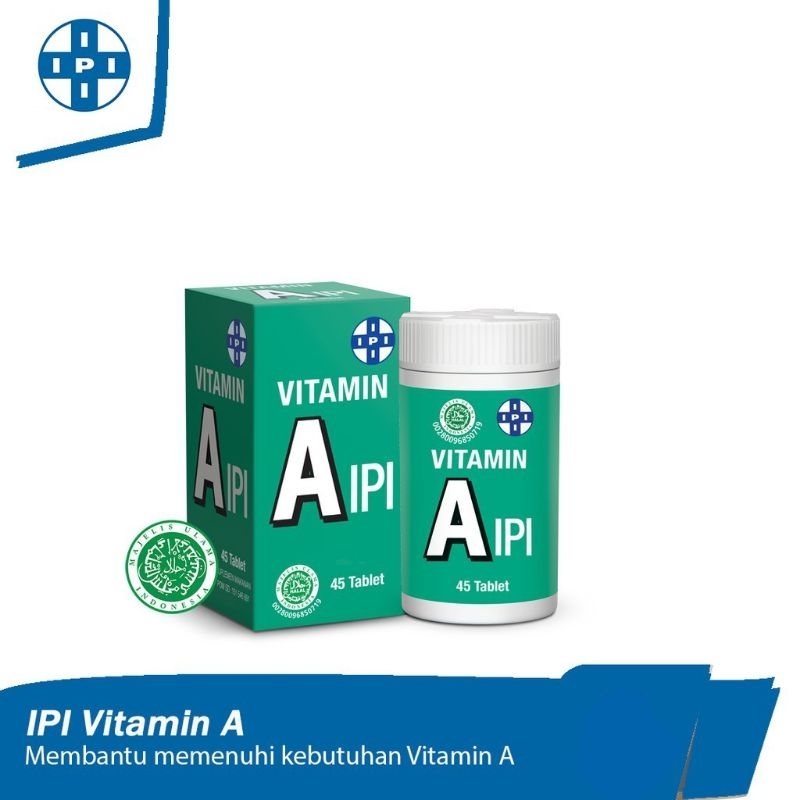 Jual IPI VITAMIN A isi 45 tablet | Vitamin A Ipi | Shopee Indonesia