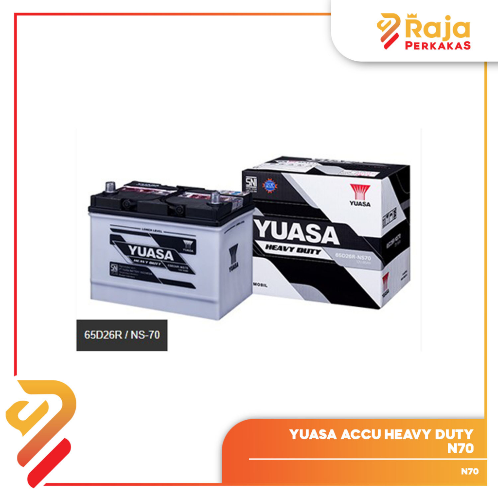 Jual YUASA ACCU HEAVY DUTY [N-70] + YUASA AIR ZUUR [AC-0002] 8 BOTOL ...