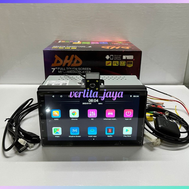 Jual Head Unit ANDROID 7 INCH Double Din DHD-7001 GPS Mirrorlink ...