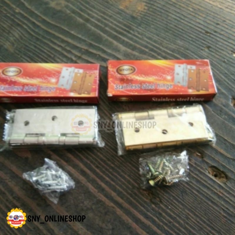 Jual 1 Pasang Hinge / Engsel Jendela 3" Inch Stainless Steel SIYOTA ...