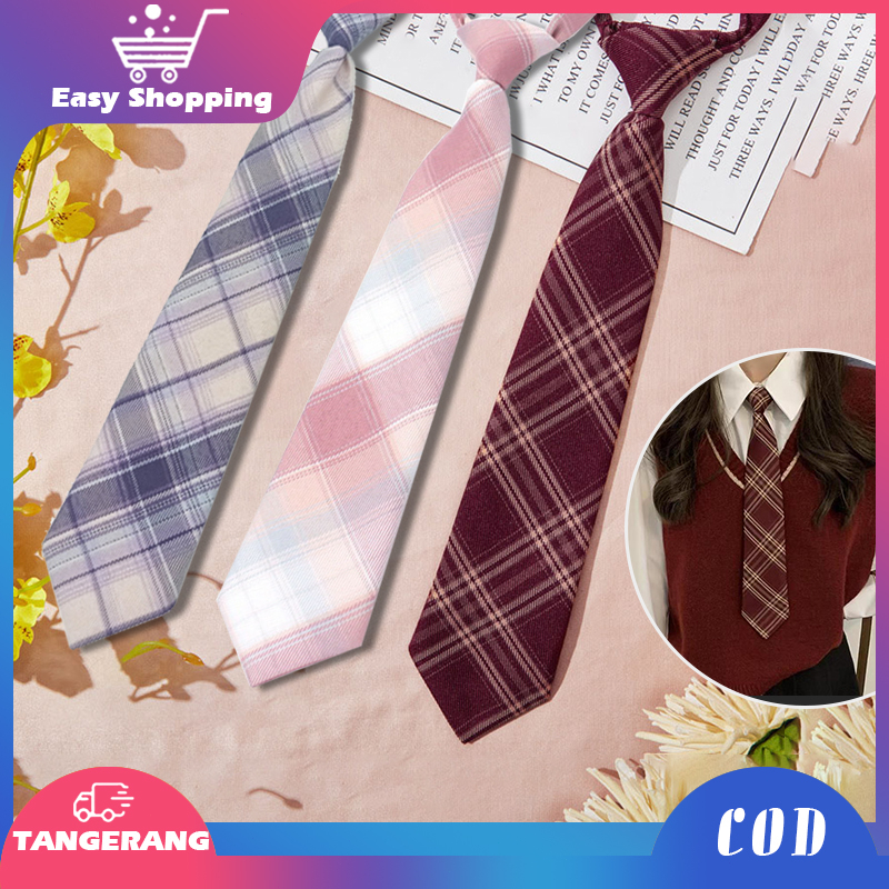 Jual Dasi Wanita Seragam Sekolah Women'S Solid Color Neck Tie Sekolah ...