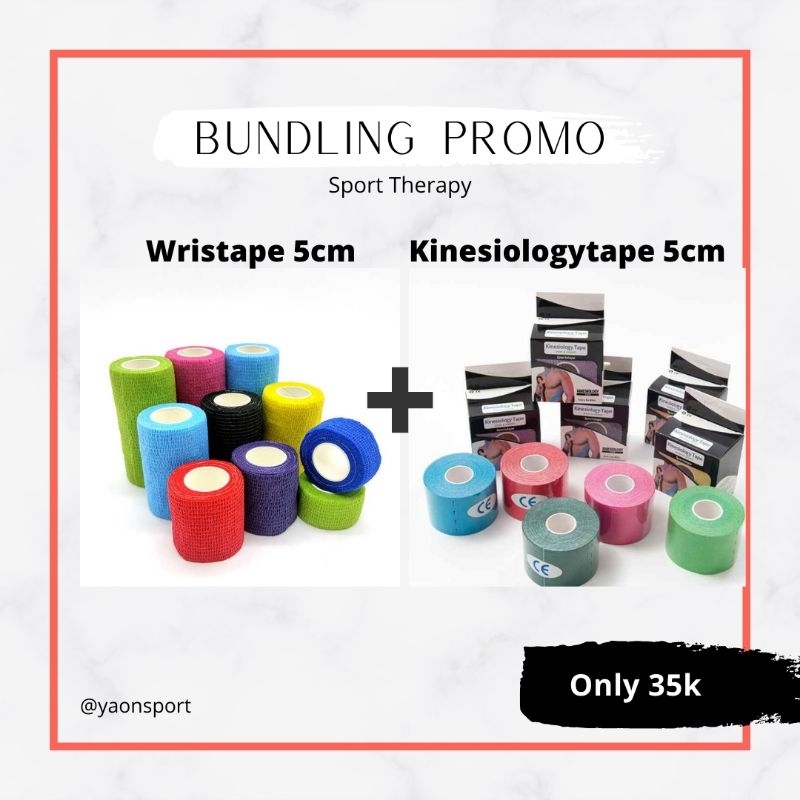 Jual Satu Paket Sport Therapy Otot dan Sendi Wristape Kinesiologi ...